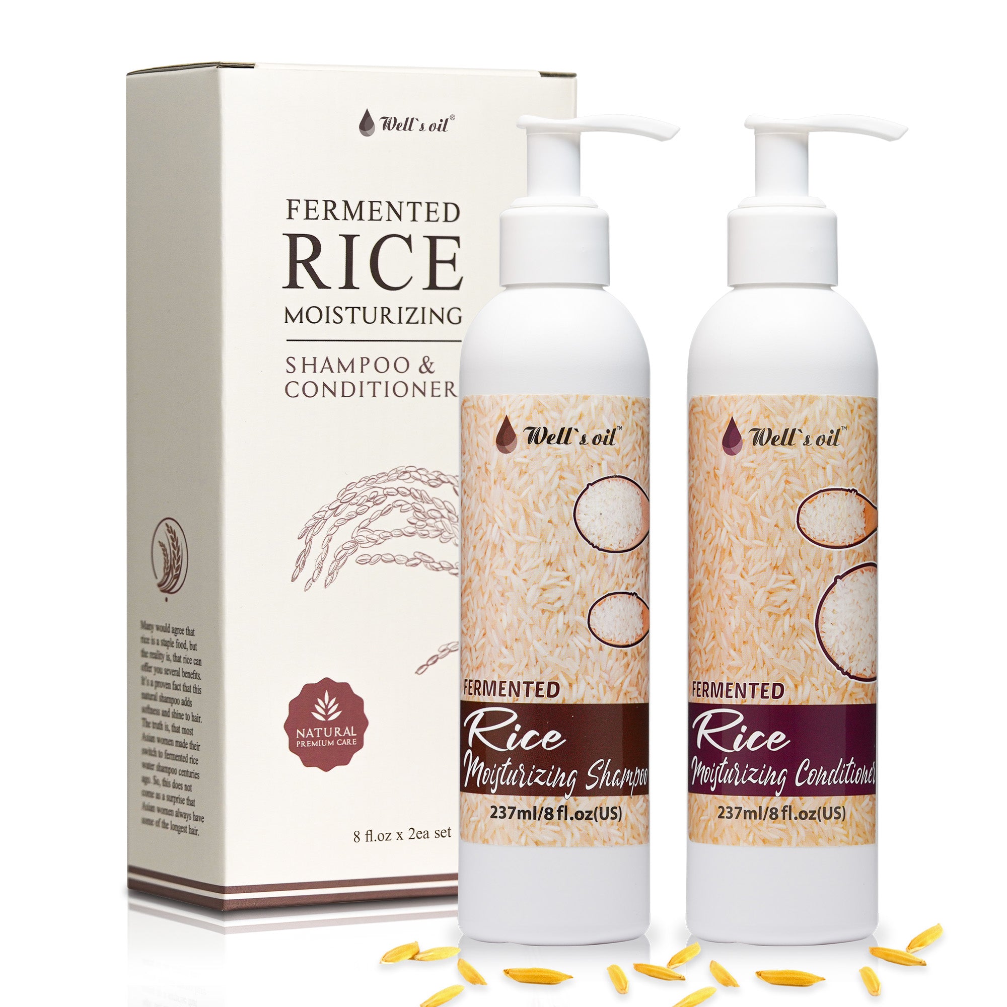 Fermented Rice Water Shampoo & Conditioner – IWELL US